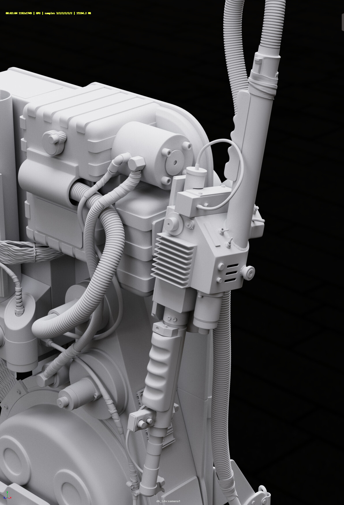 ArtStation - Ghostbuster Proton pack