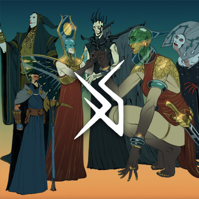 ArtStation - Prehistoric Vampire Sorcerers - Watchers