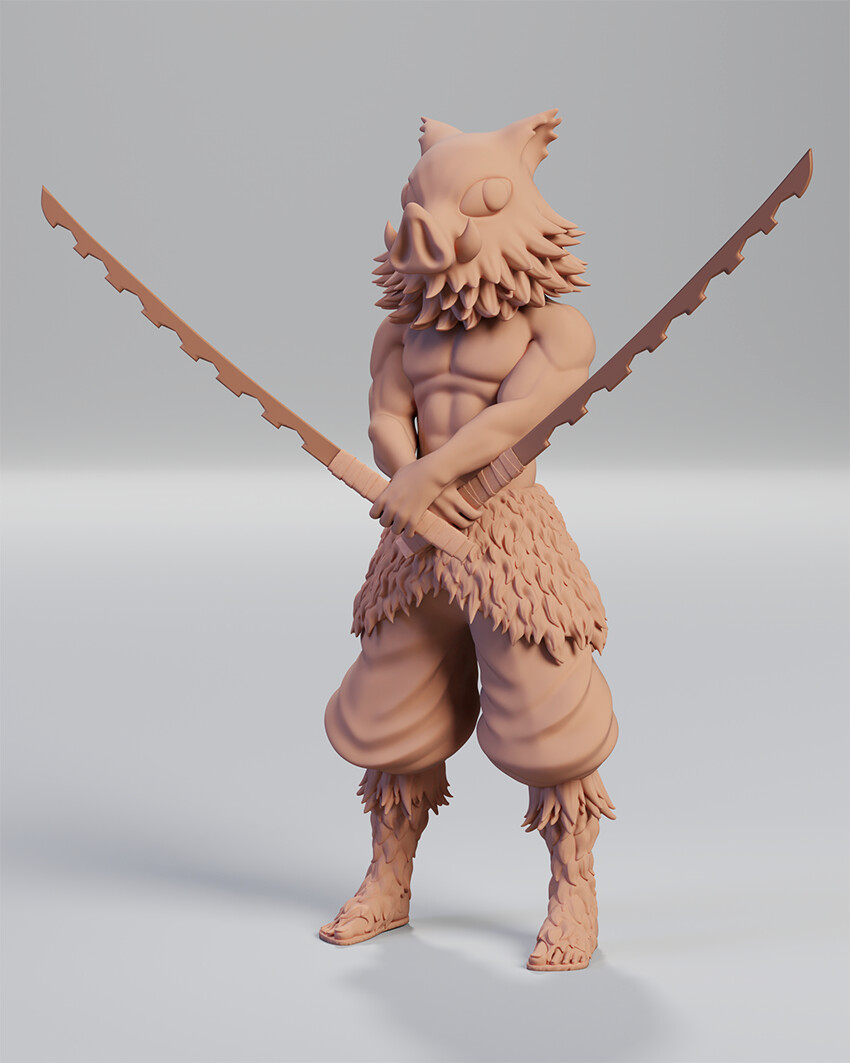 ArtStation - INOSUKE FAN ART WIP