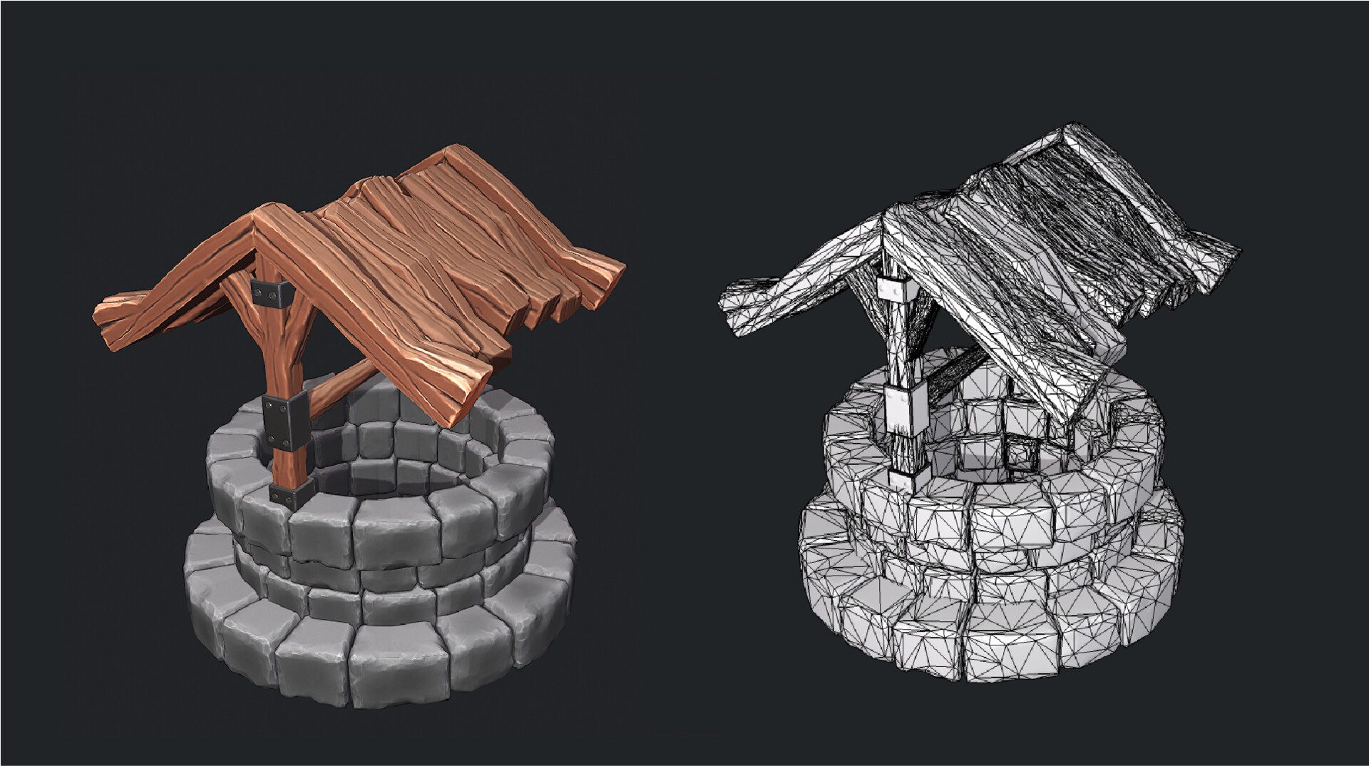 ArtStation - WELL MODELING