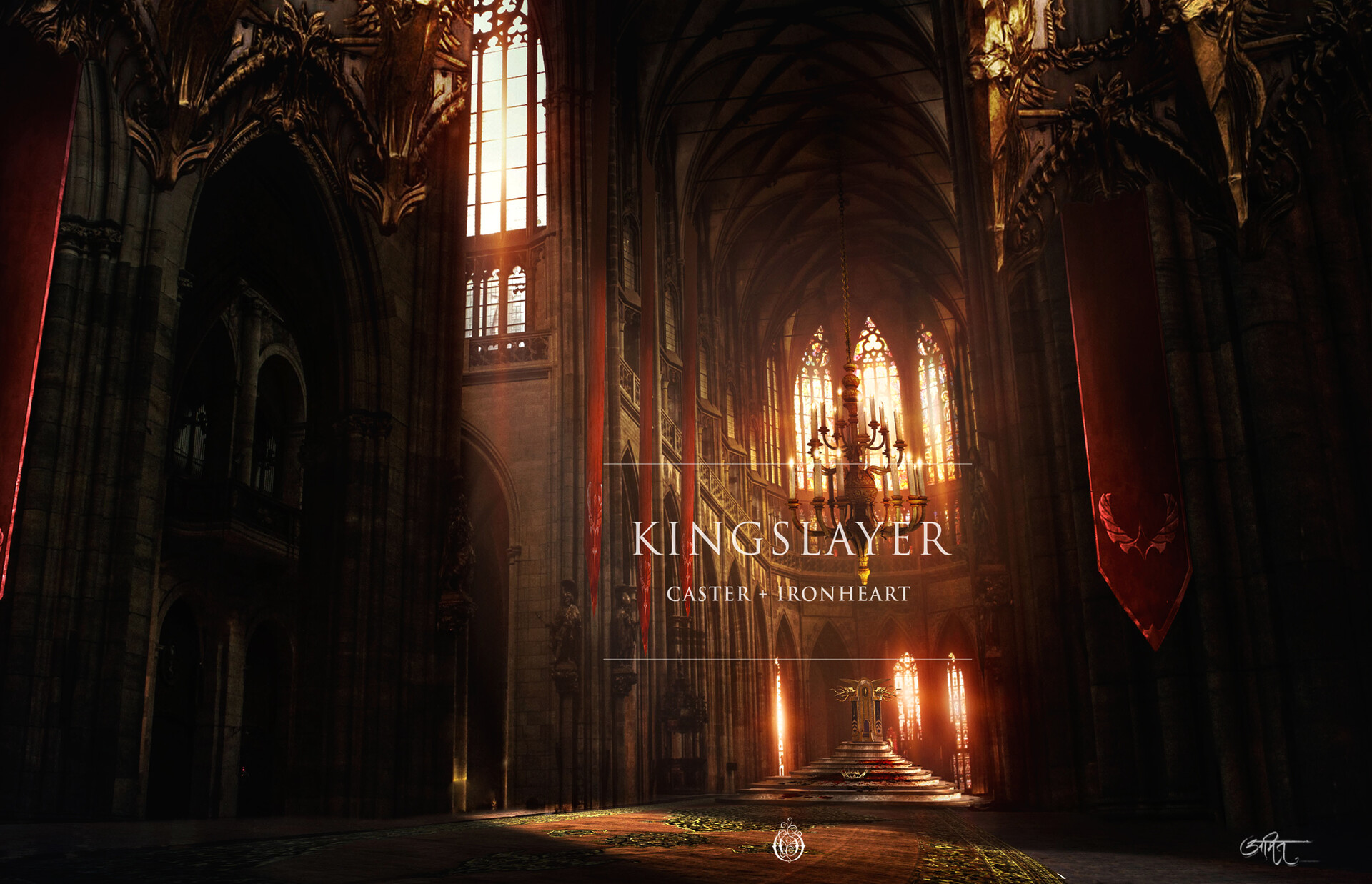 ArtStation - CASTER_IRONHEART_KINGSLAYER_COVER