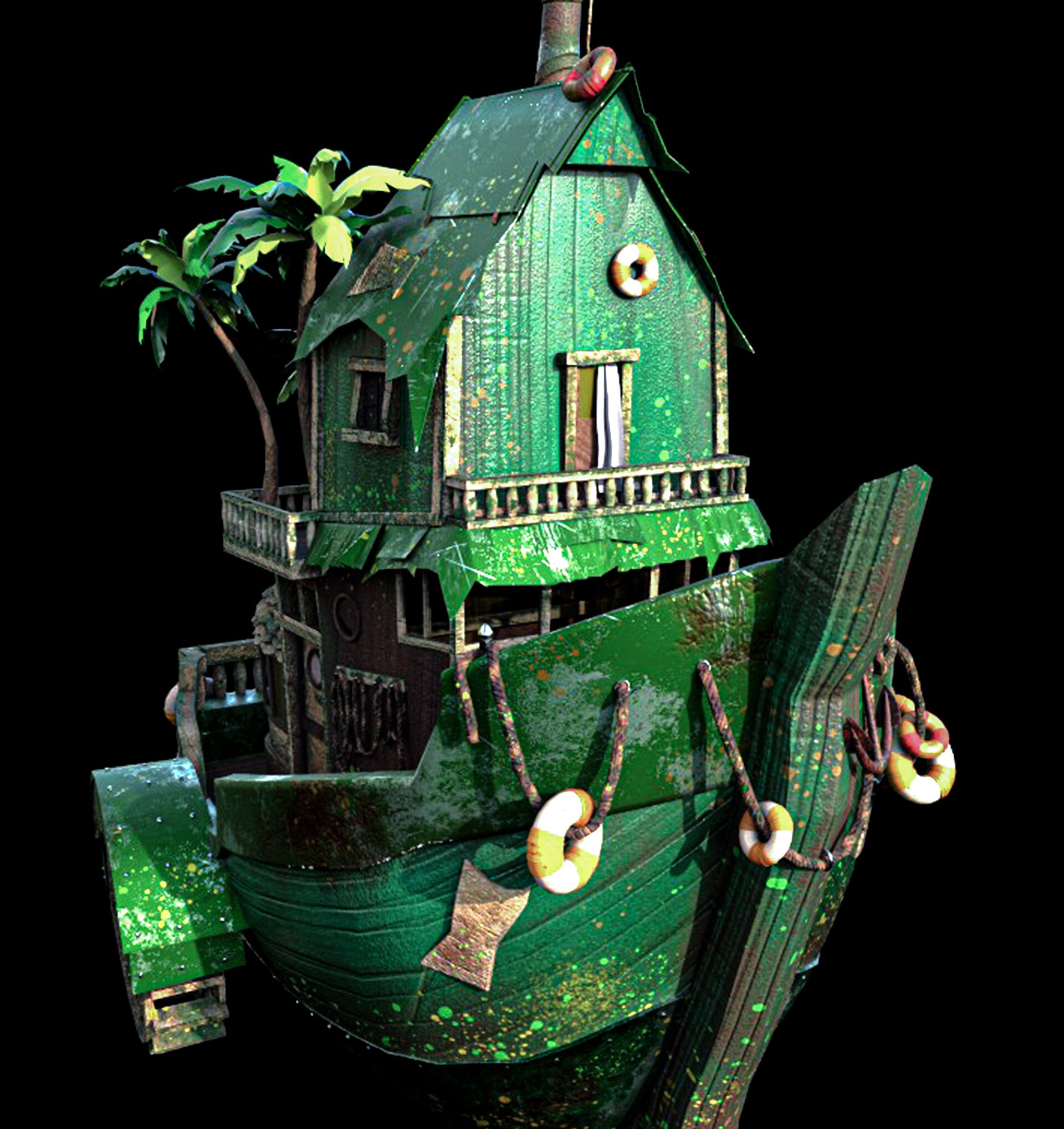 ArtStation - Strange ship