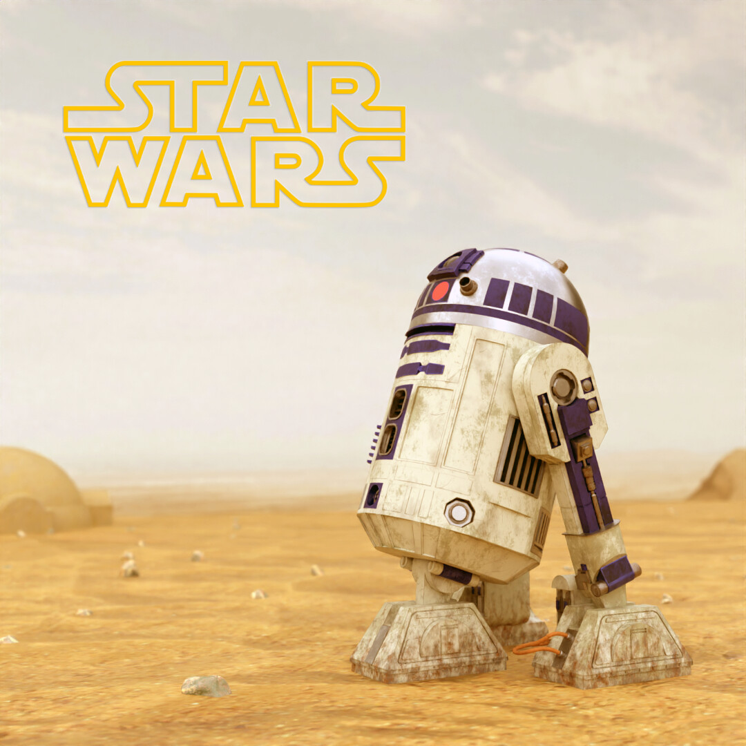 ArtStation - R2-D2 from Star Wars