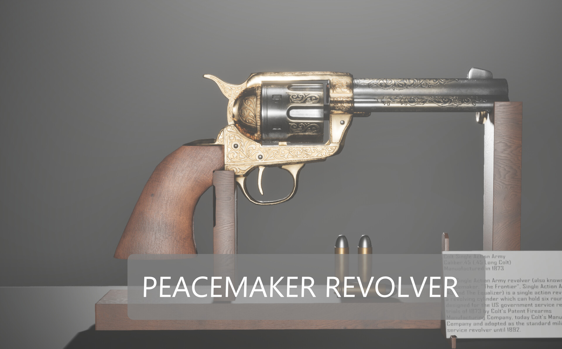 ArtStation - The Peacemaker revolver