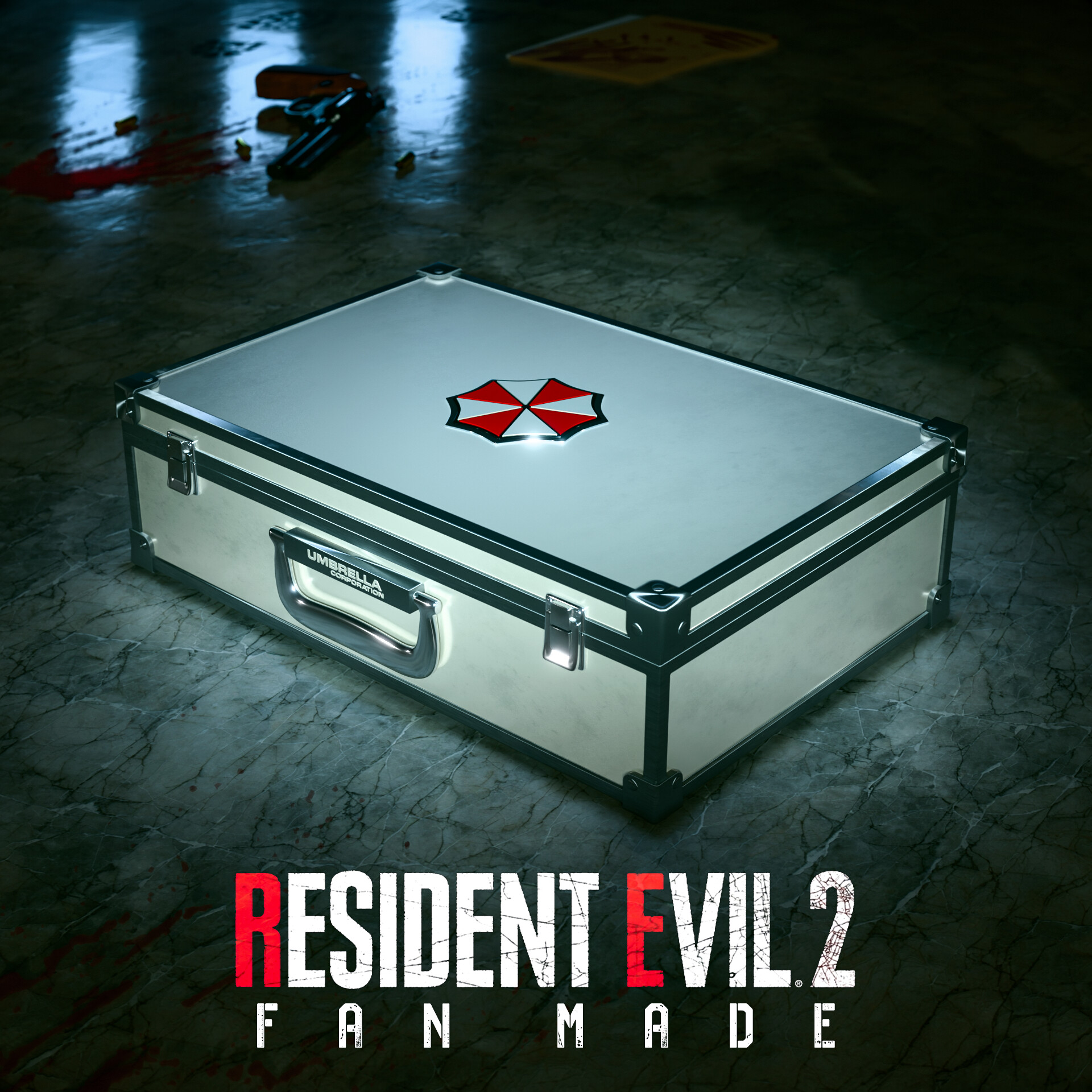 ArtStation - Umbrella Corporation Case - Resident Evil 2