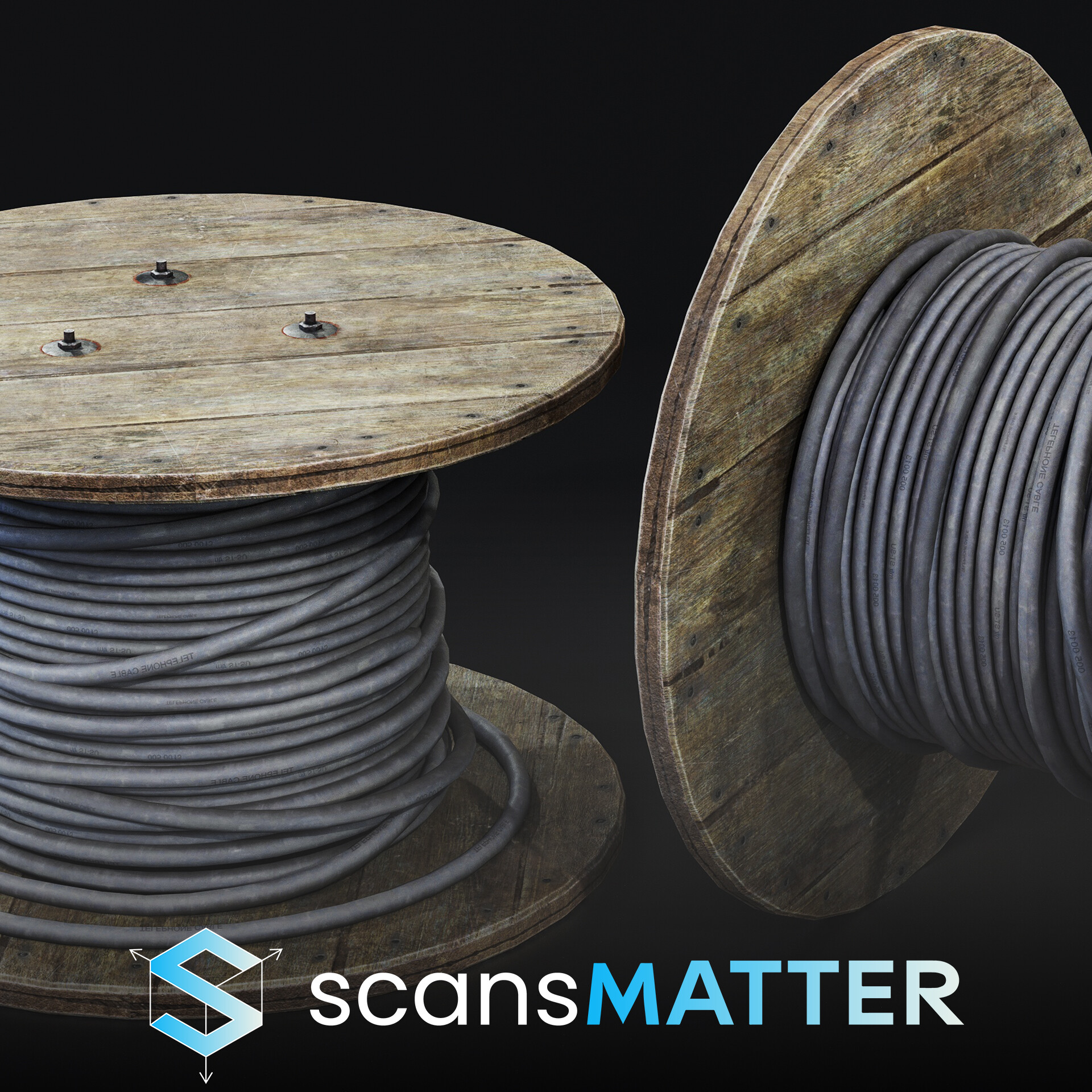 ArtStation - Wire Cable Roll