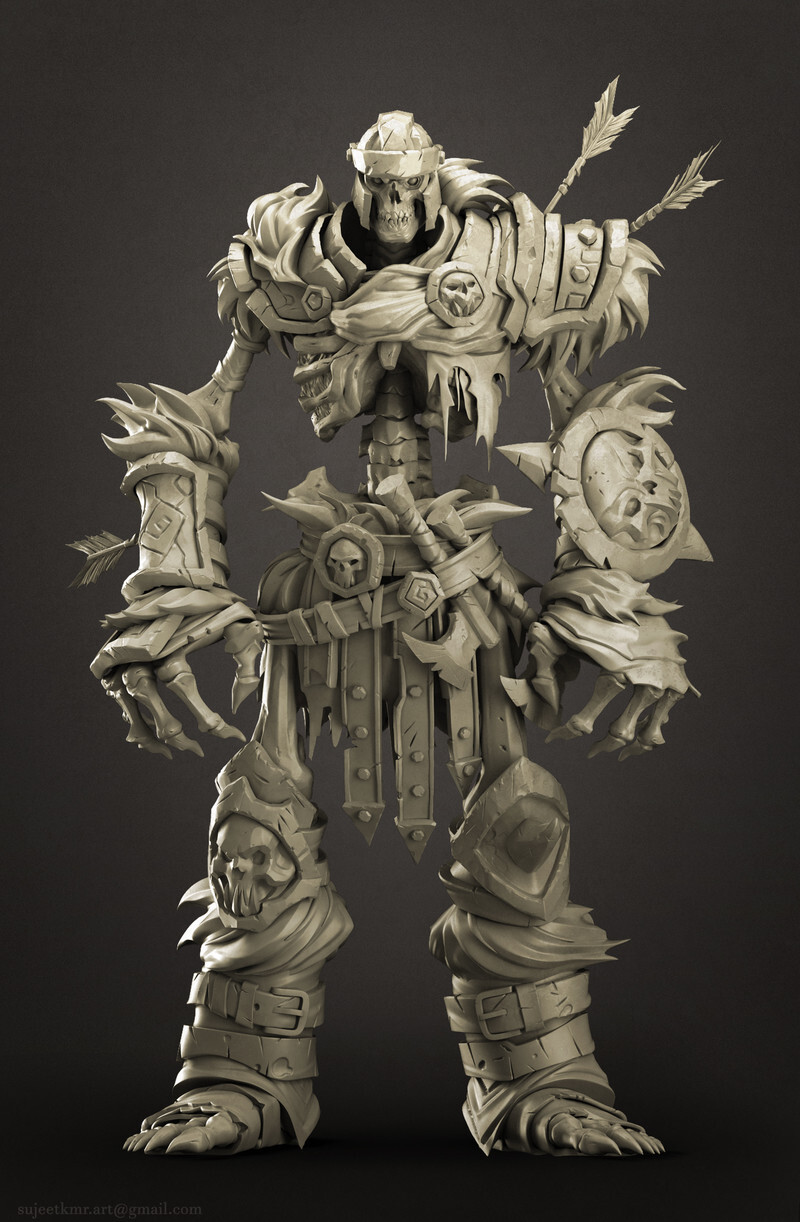 ArtStation - Skeleton Soldier