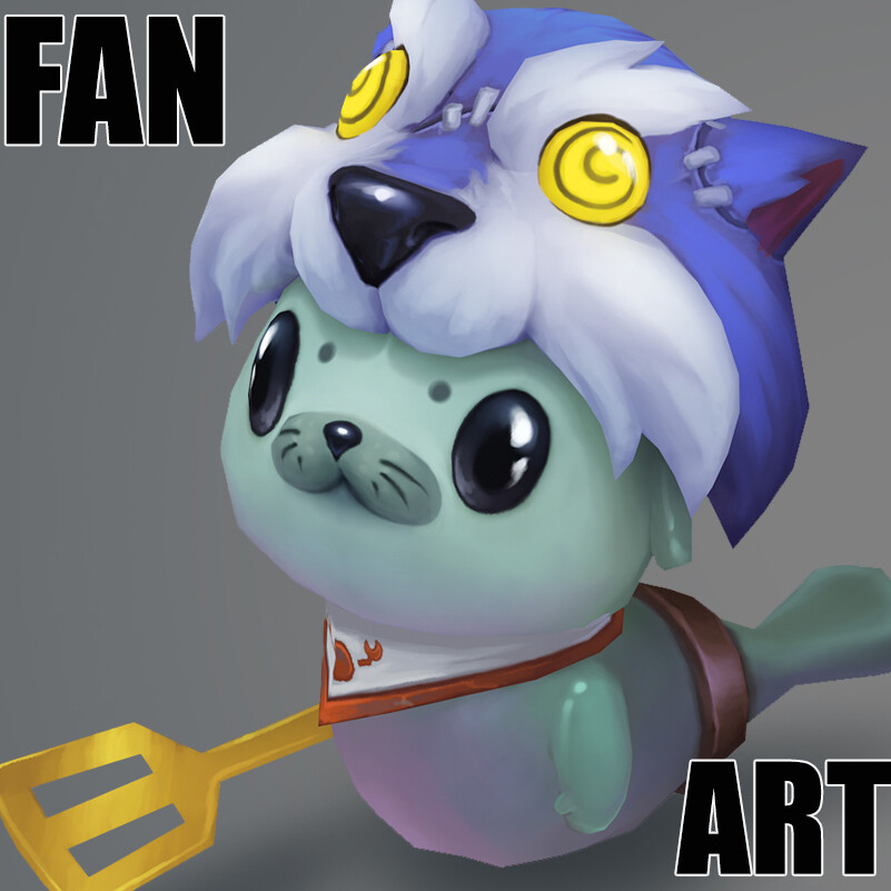 ArtStation - Teamfight Tactics Seal Fan Art