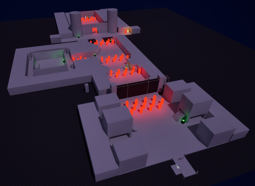 ArtStation - MCD inspired whitebox level