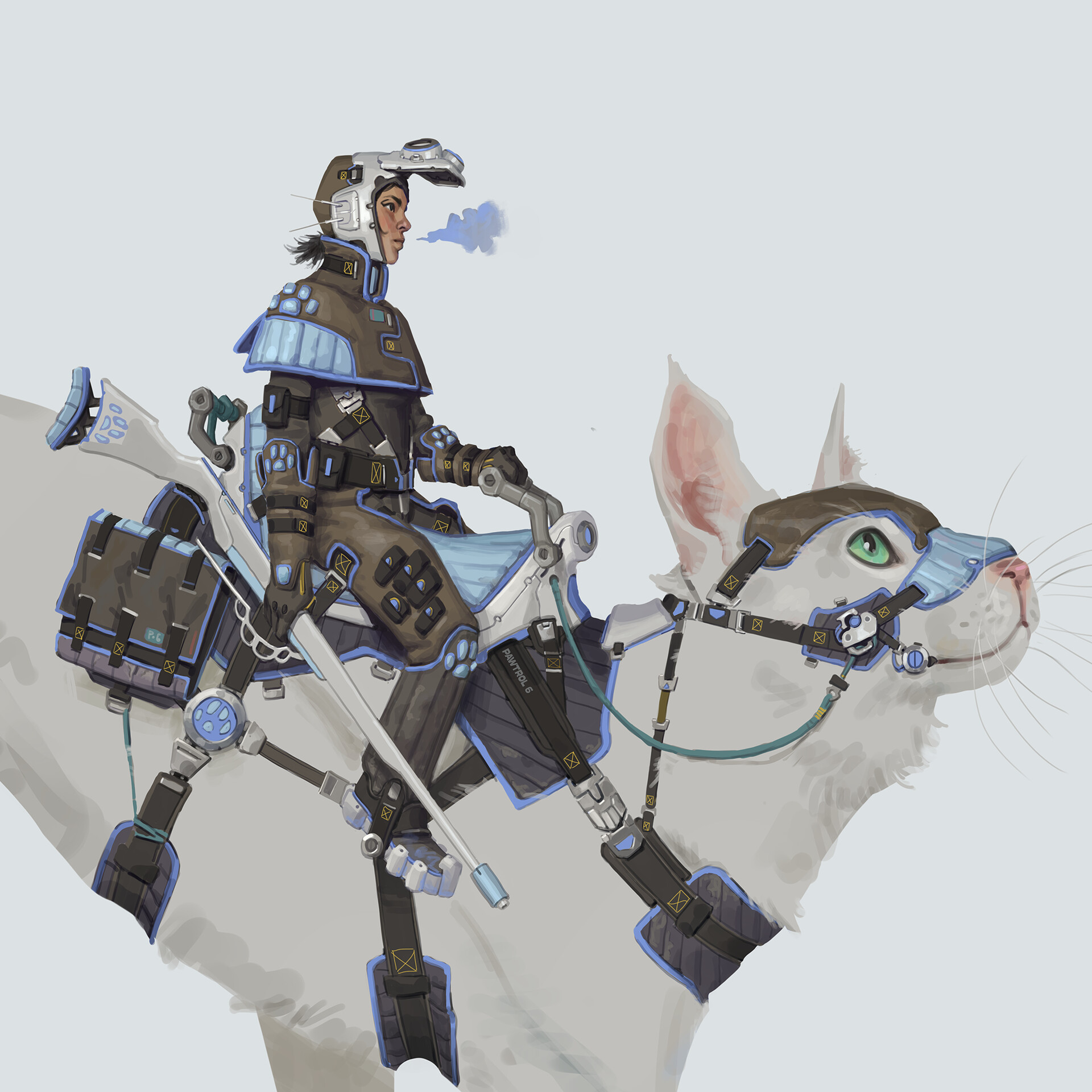 ArtStation - Tiny cat ranger