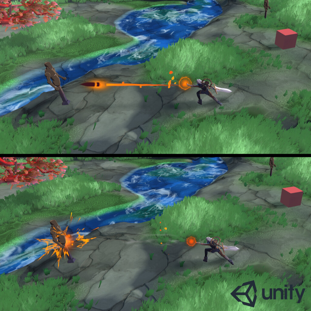 ArtStation - VFX Flame Projectile