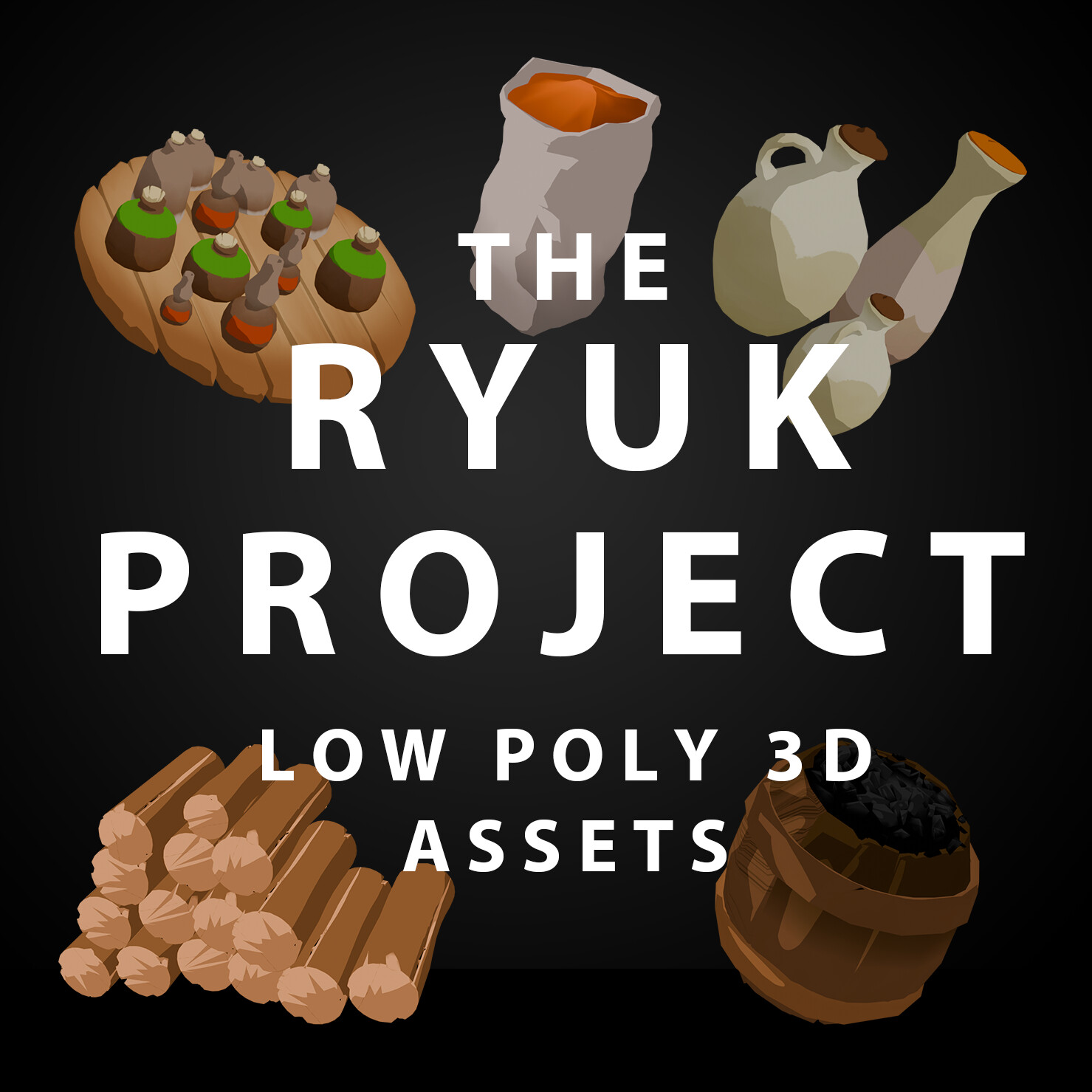 ArtStation - Overview Of Low Poly Assets for the Ryuk Project