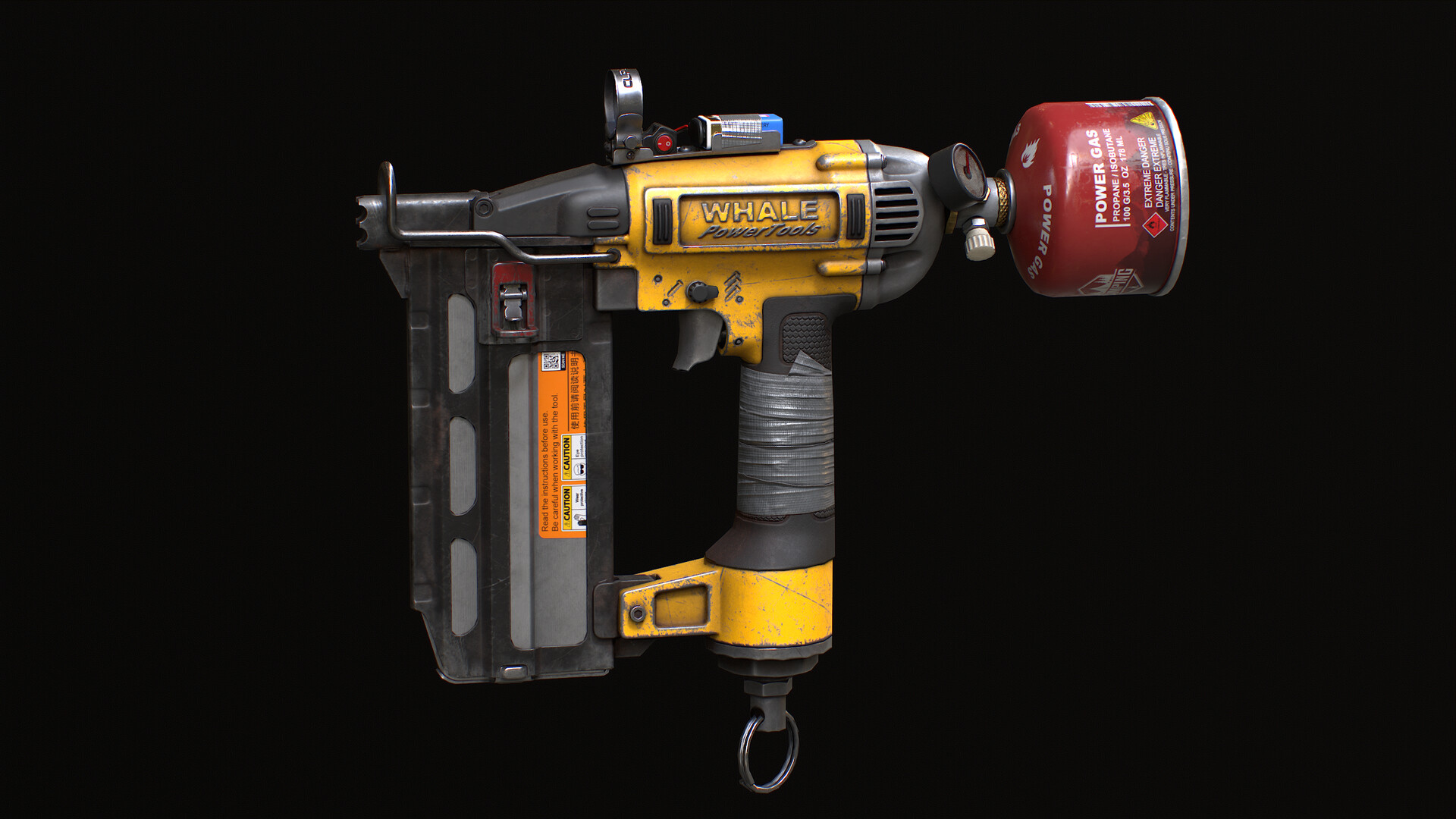 ArtStation - Post-Apocalypse Series: Homemade Nailgun