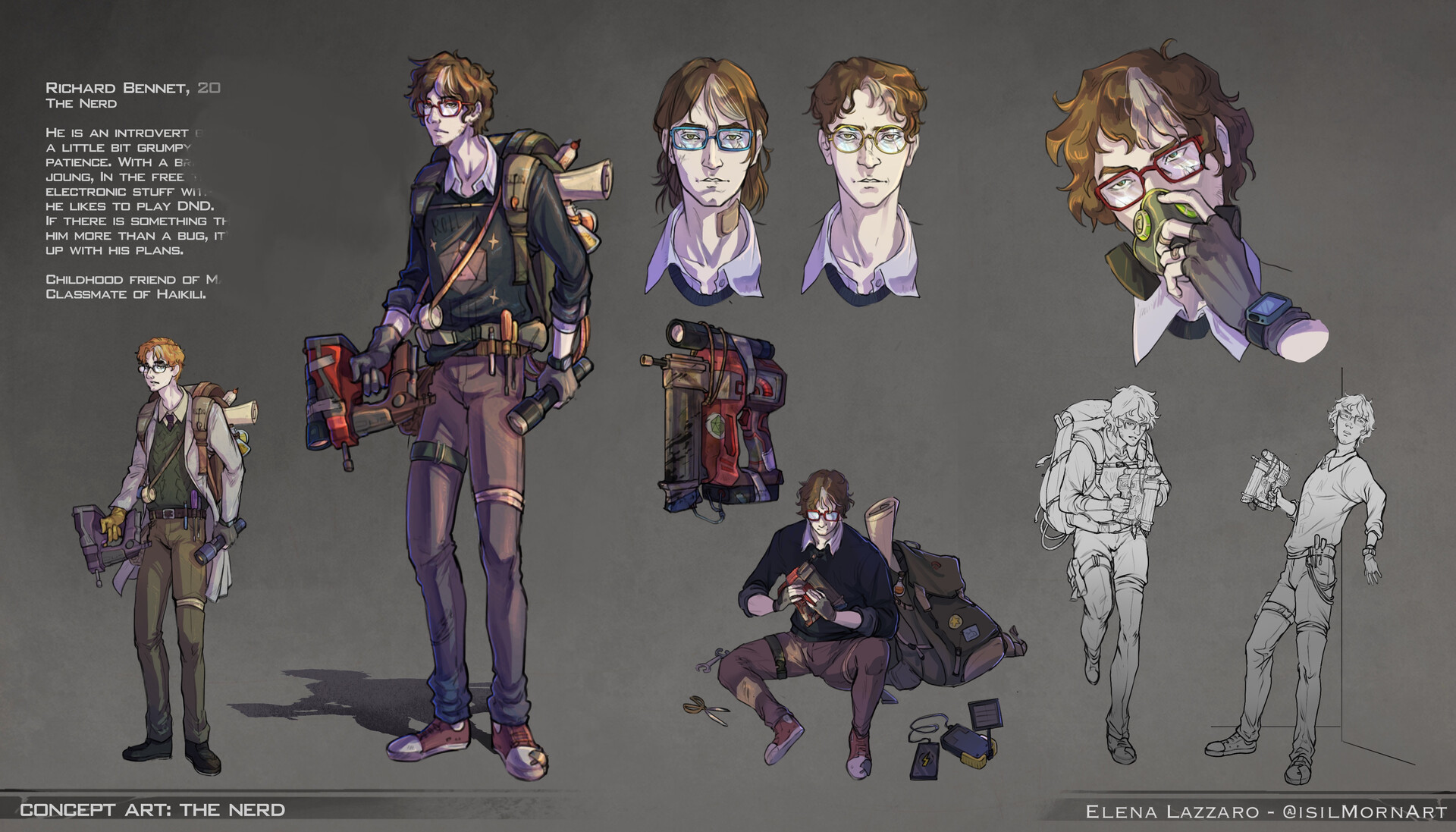 ArtStation - Character design - Hell College
