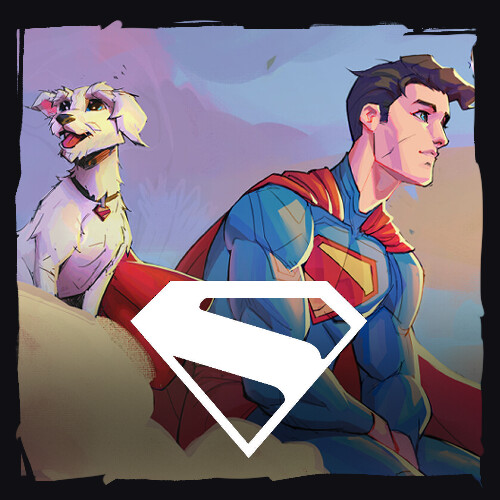 ArtStation - Superman and Krypto
