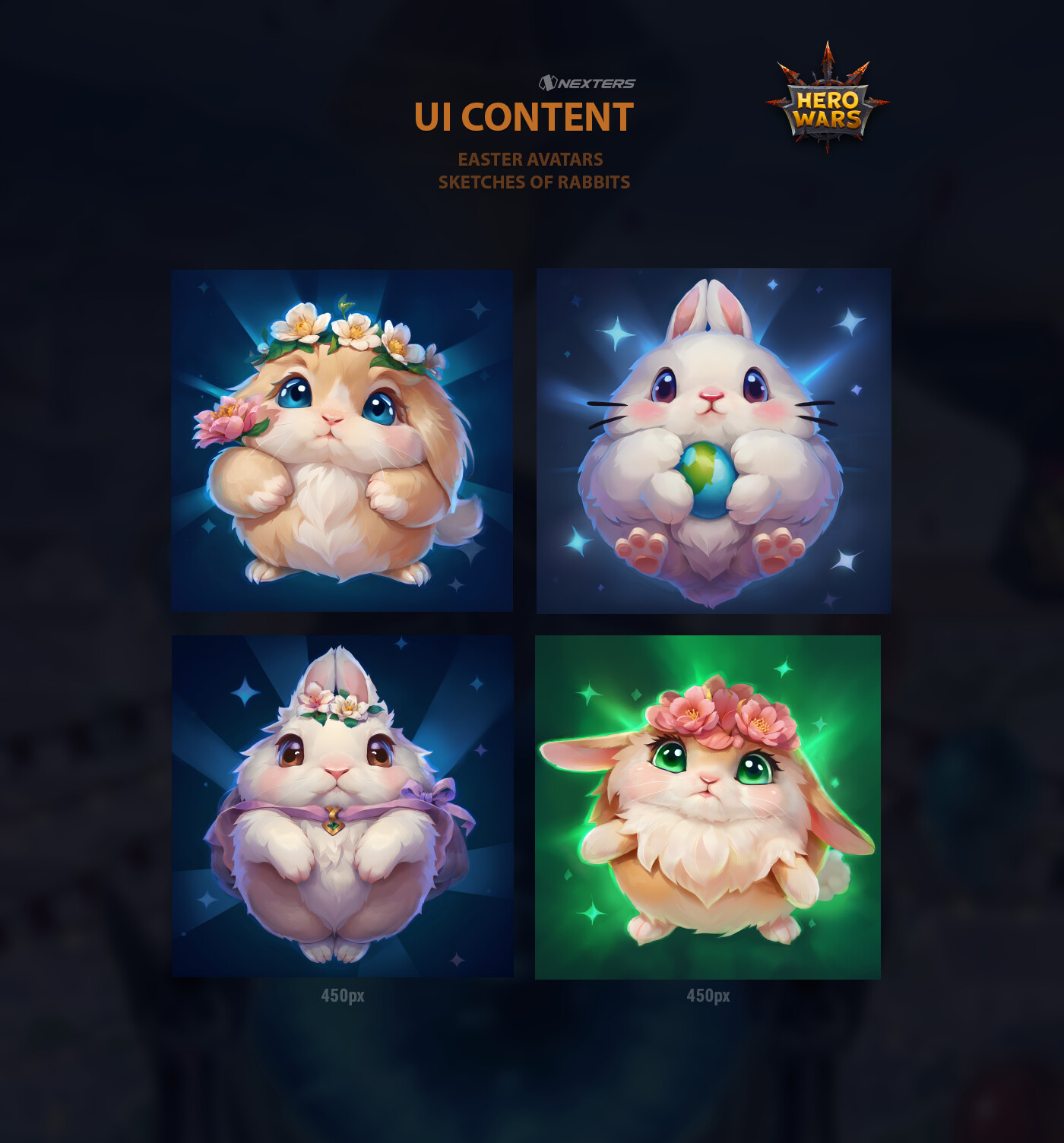 ArtStation - UI Hero Wars - Avatars