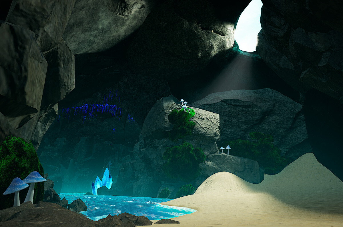 ArtStation - Crystal Cave 3D