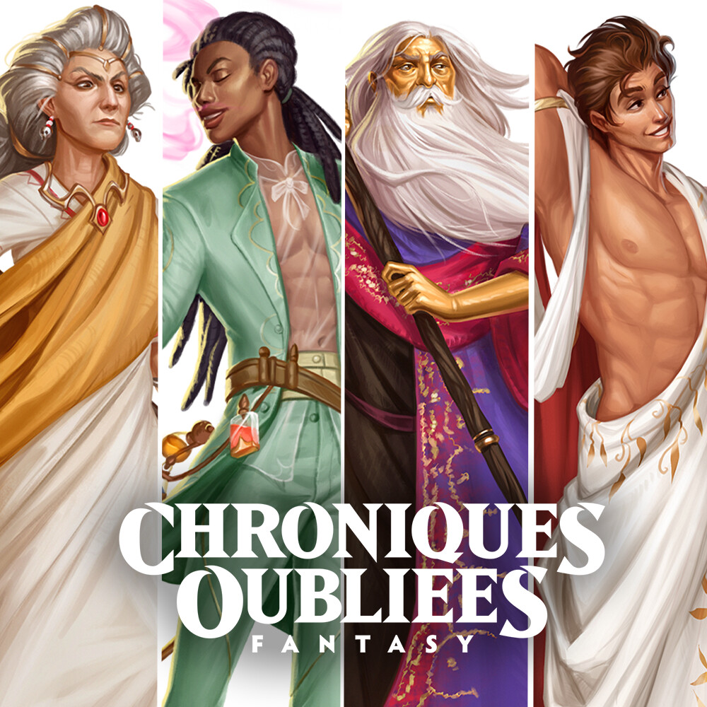 ArtStation - Chroniques Oubliées Characters Set 2