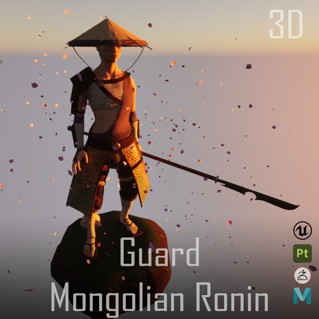 ArtStation - Guard - Mongolian Rōnin