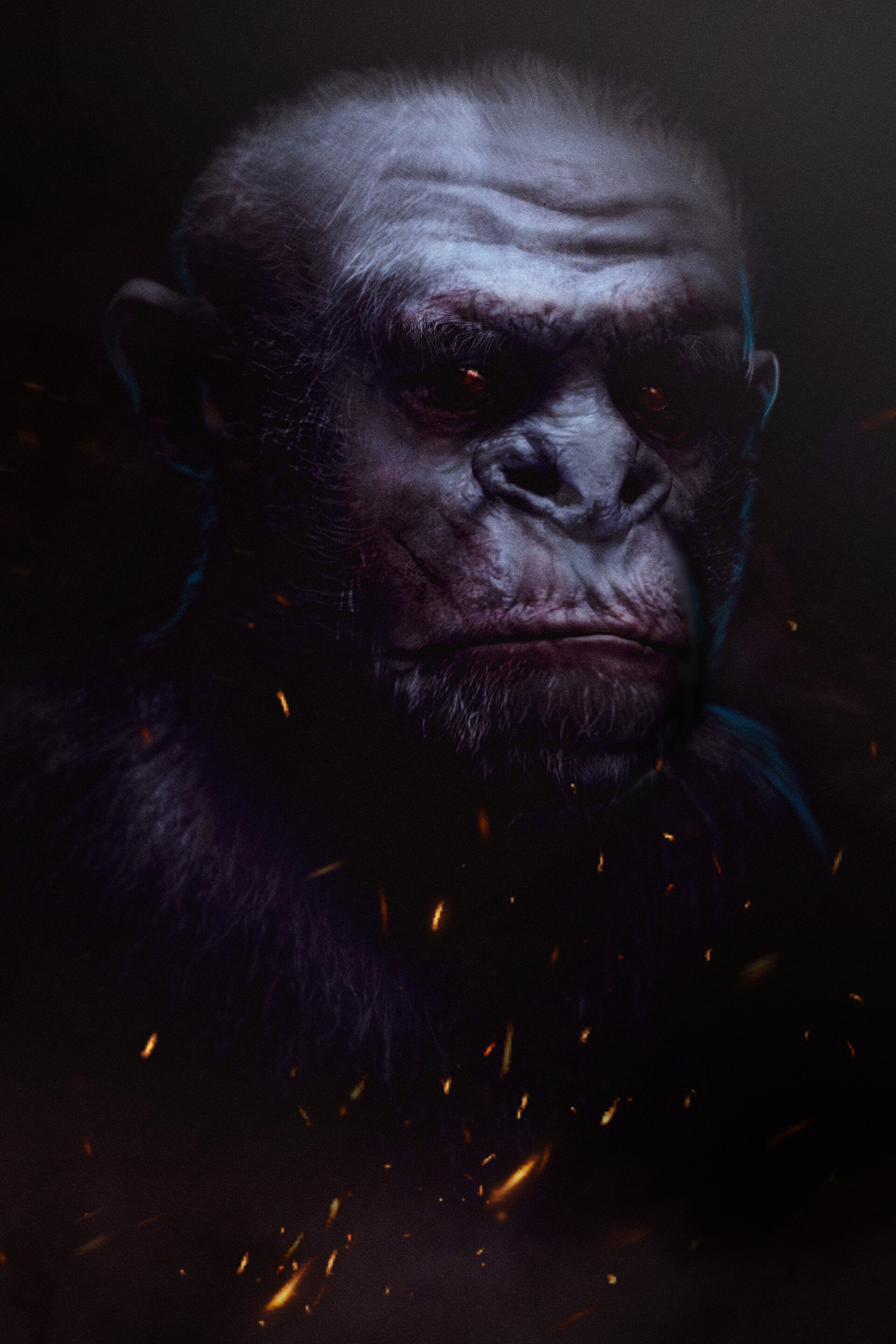ArtStation - Ape Creature Design Portrait
