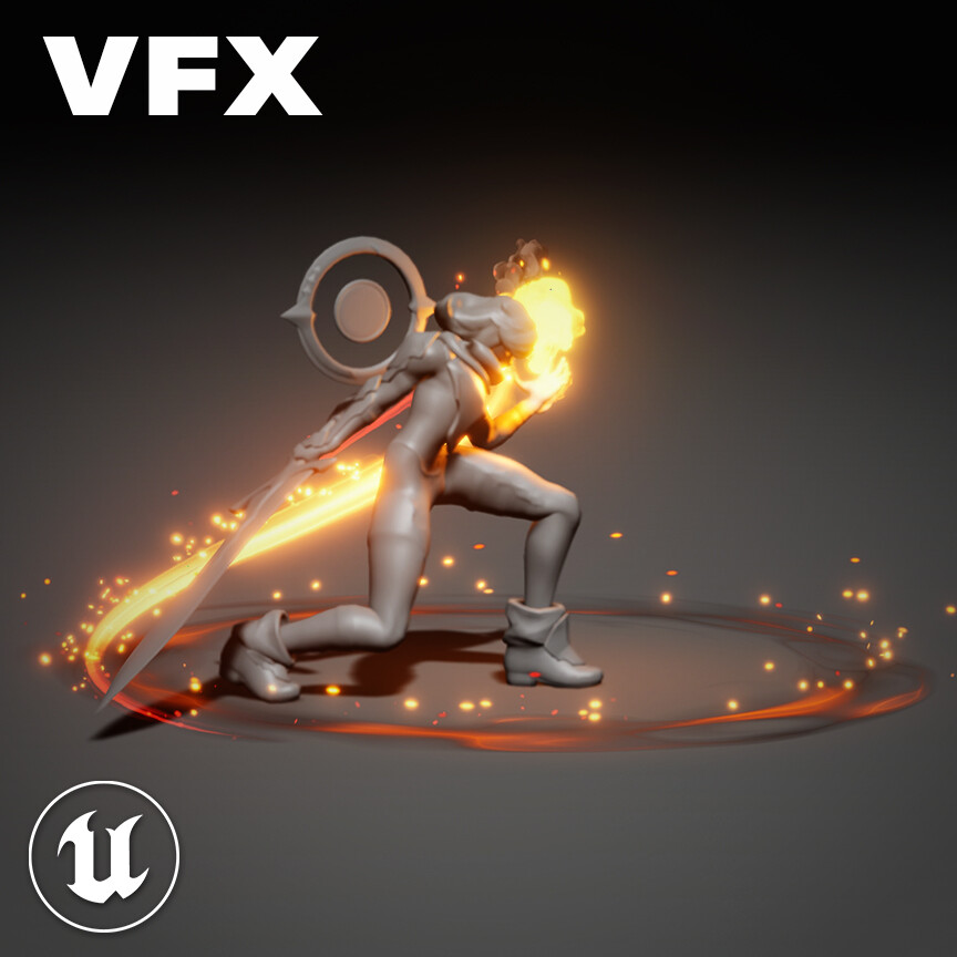 ArtStation - Fire Strike Spell VFX