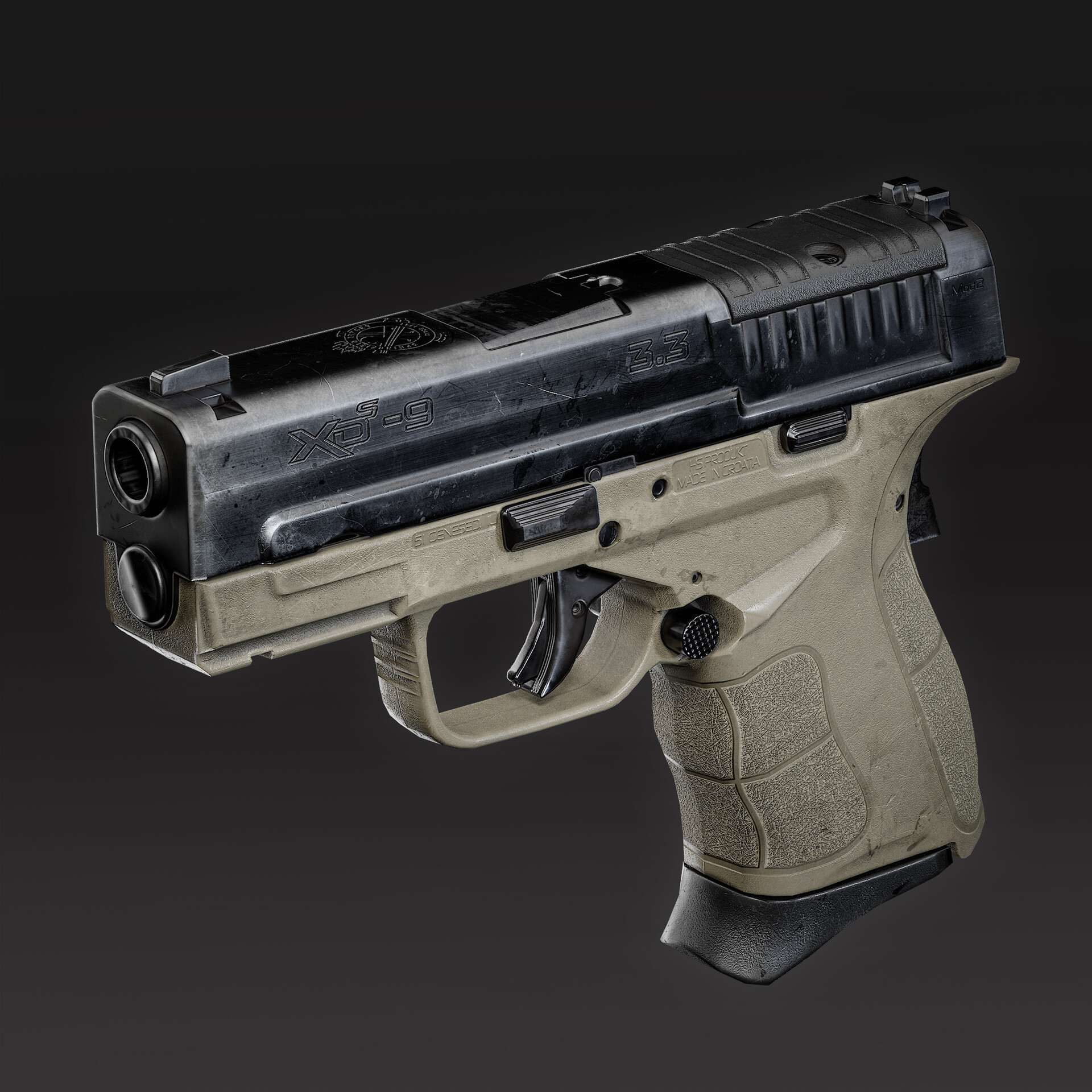 ArtStation - XD-S Mod.2 9mm Handgun