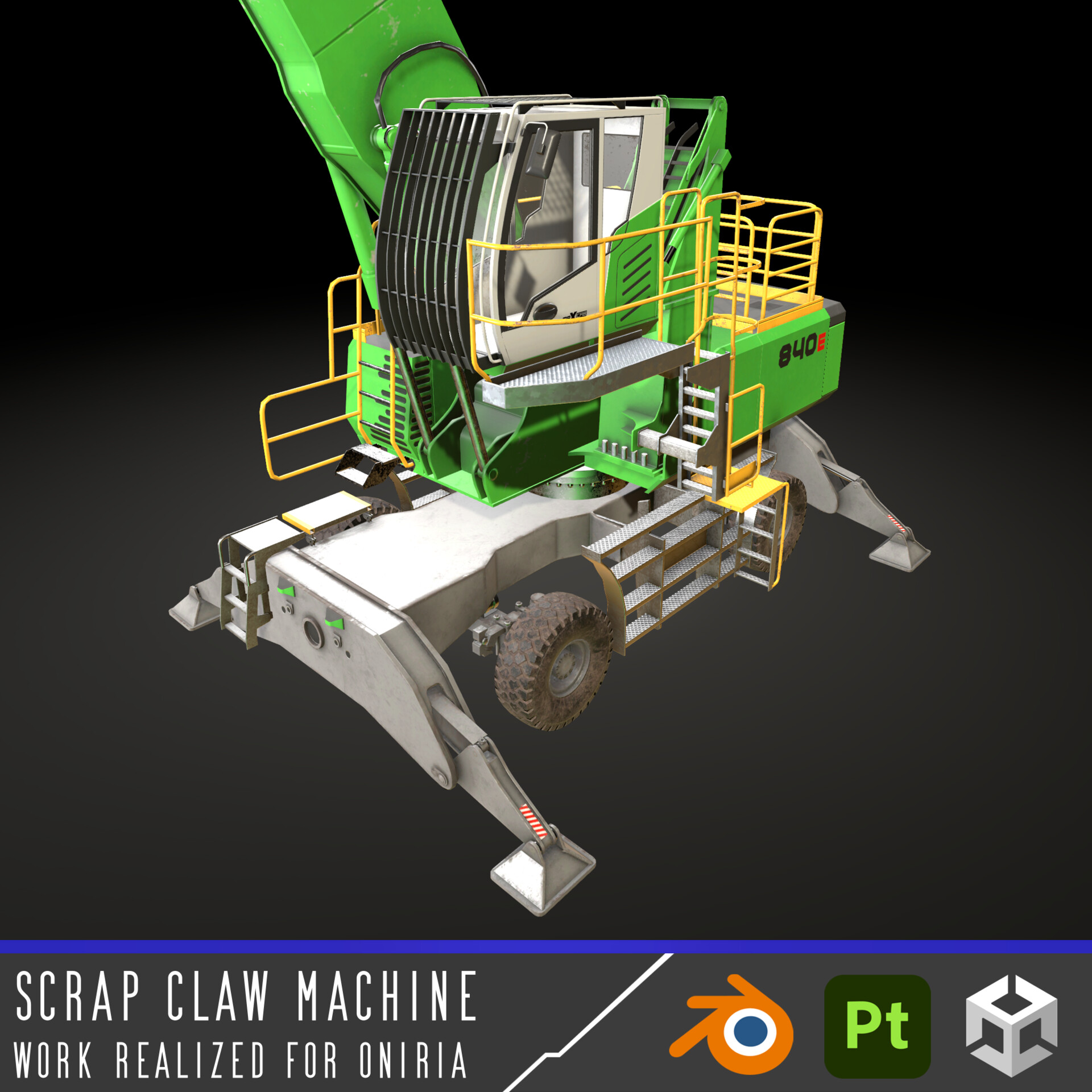 ArtStation - Scrap Claw Machine