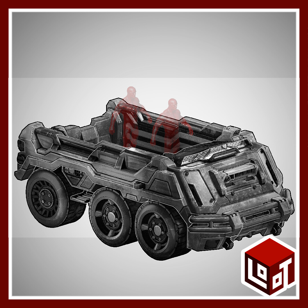 ArtStation - Hex Machina - Troop Carrier