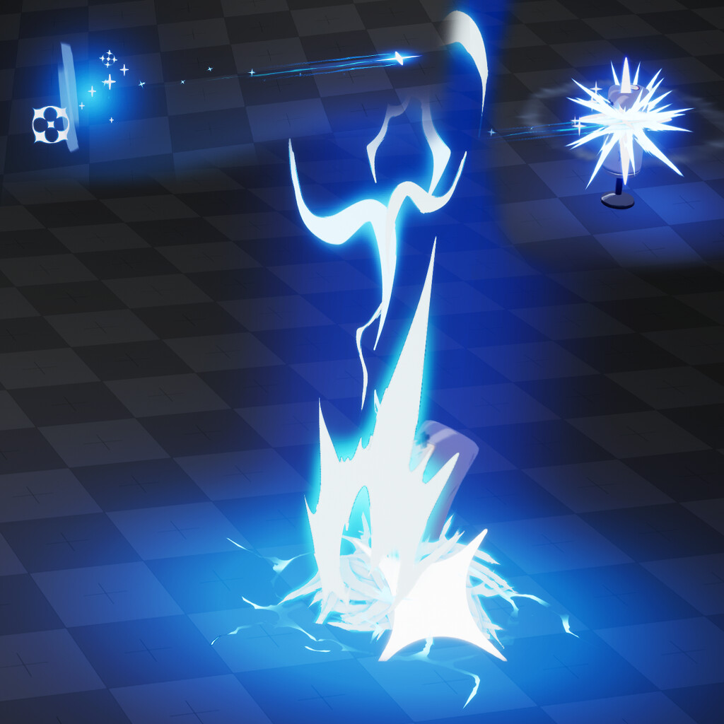 ArtStation - Lightning Attack Vfx Practice