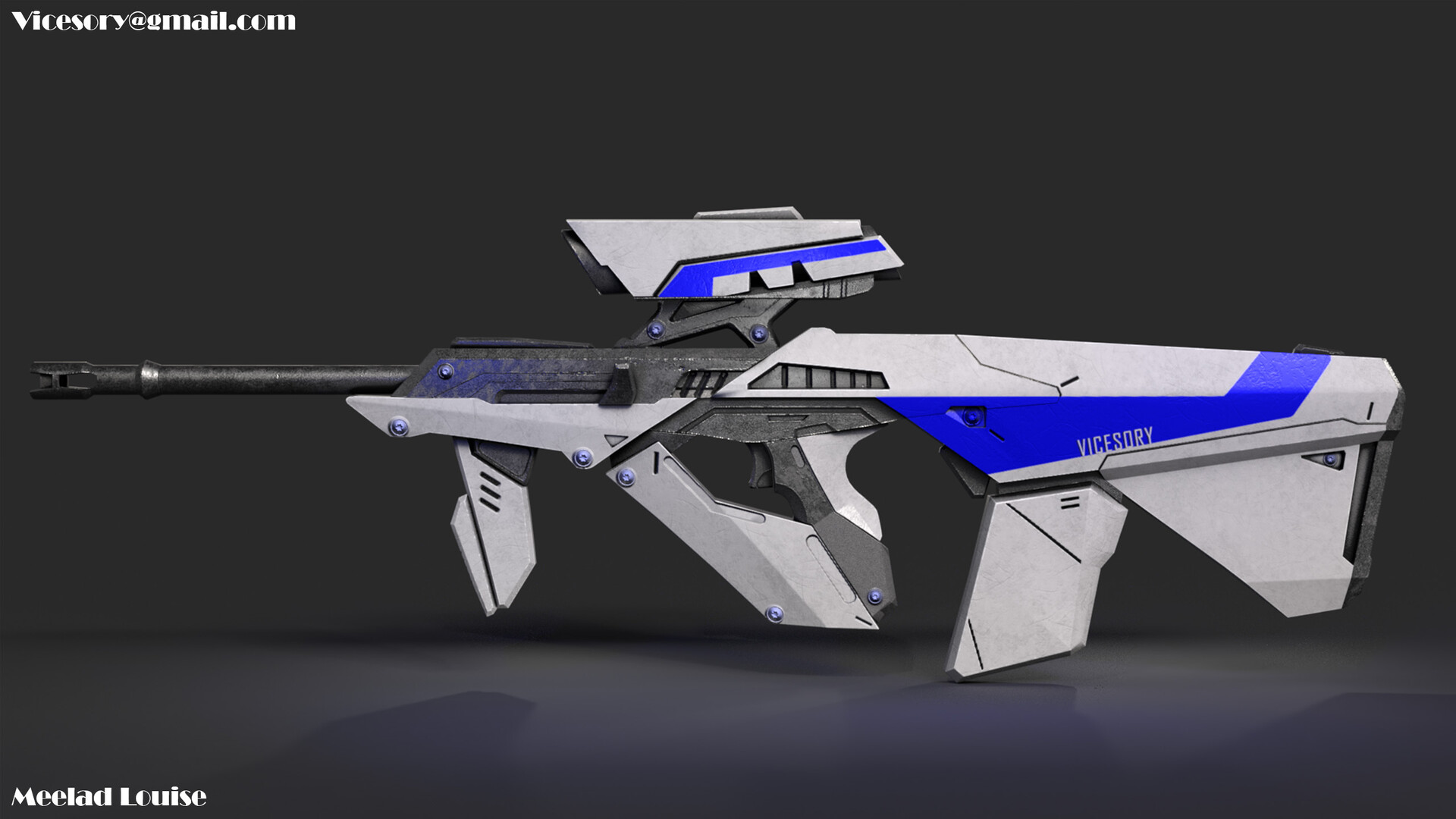 ArtStation - Futuristic Bullpup Rifle