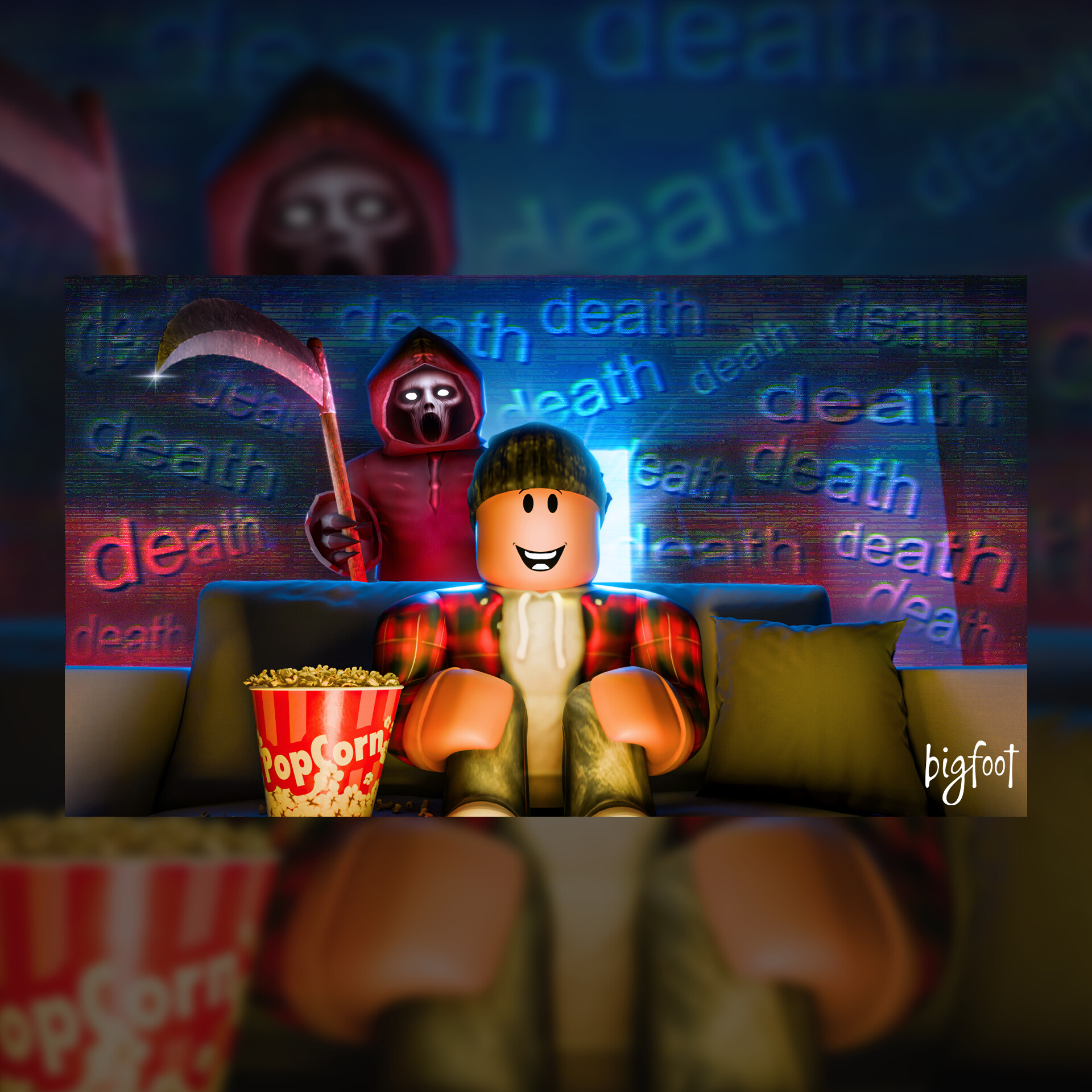 ArtStation - Short Scary Games Horror Roblox GFX
