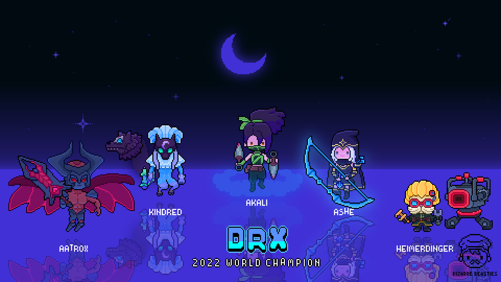 ArtStation - DRX League of Legends 2022 World Champion Fan Animated GIF