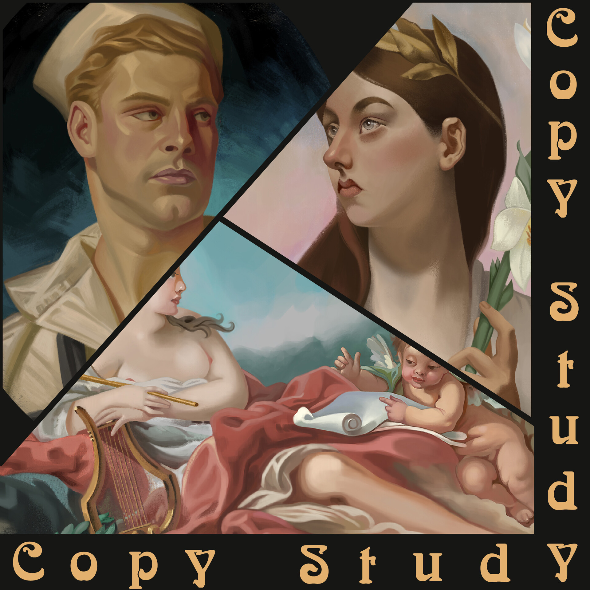 ArtStation - -8- Copy study from different artists -8-