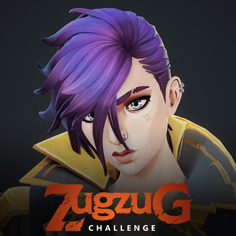 ArtStation - Vi The Chem Baron Queen - Arcane Fan Art