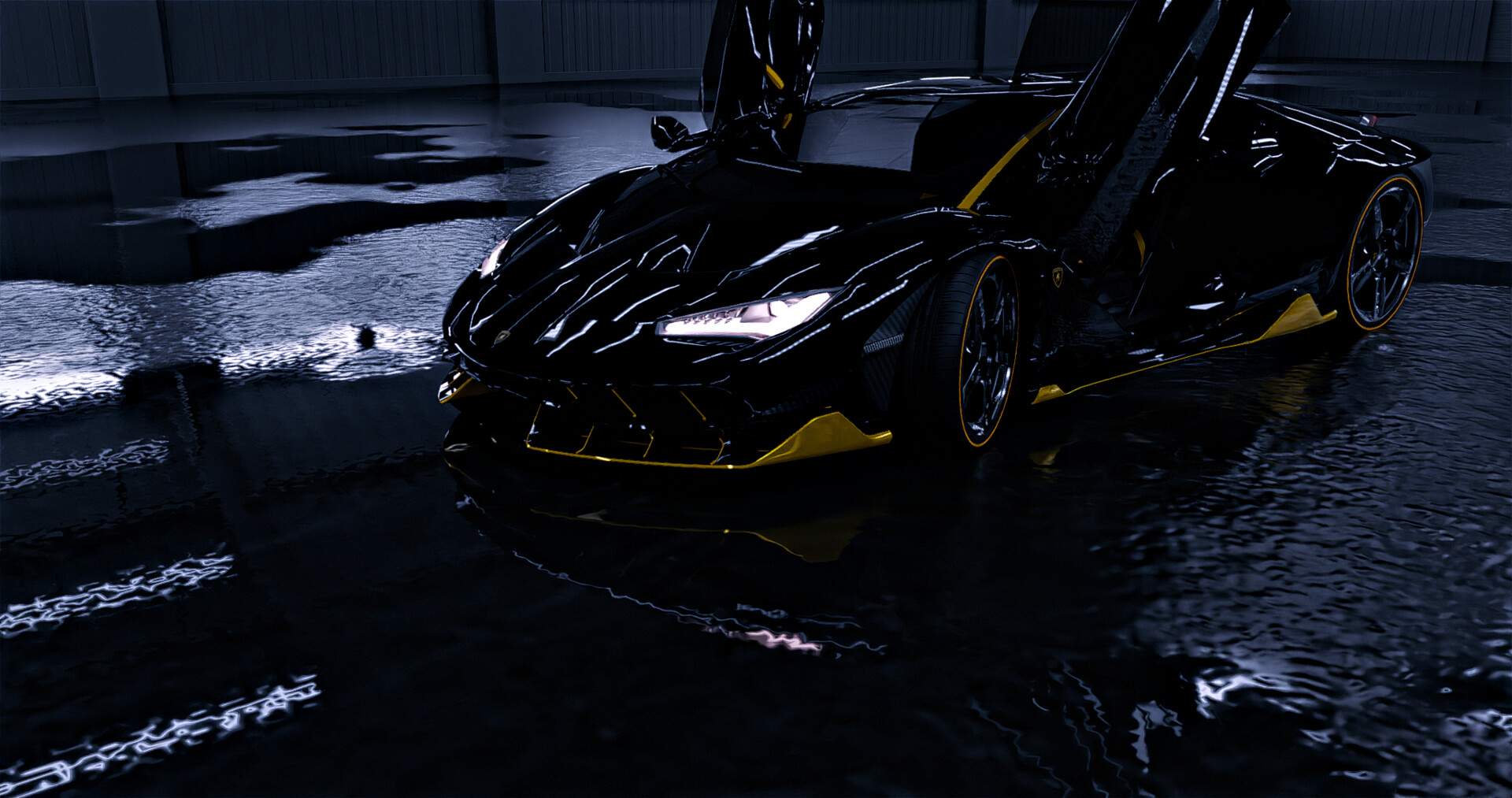 ArtStation - Digital Thrill: Virtual Lamborghini Creation