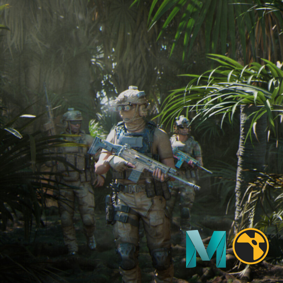 ArtStation - Jungle Recon - Personal Projet