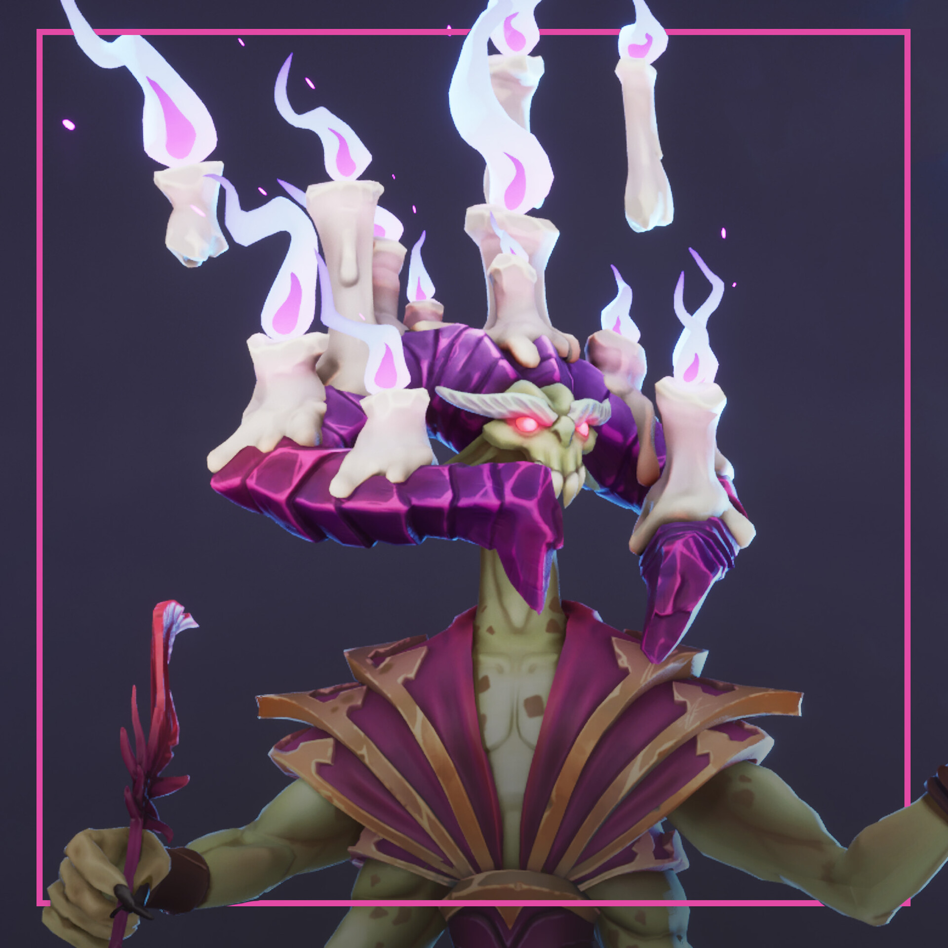 ArtStation - Demon Librarian || Stylized Game Ready Character