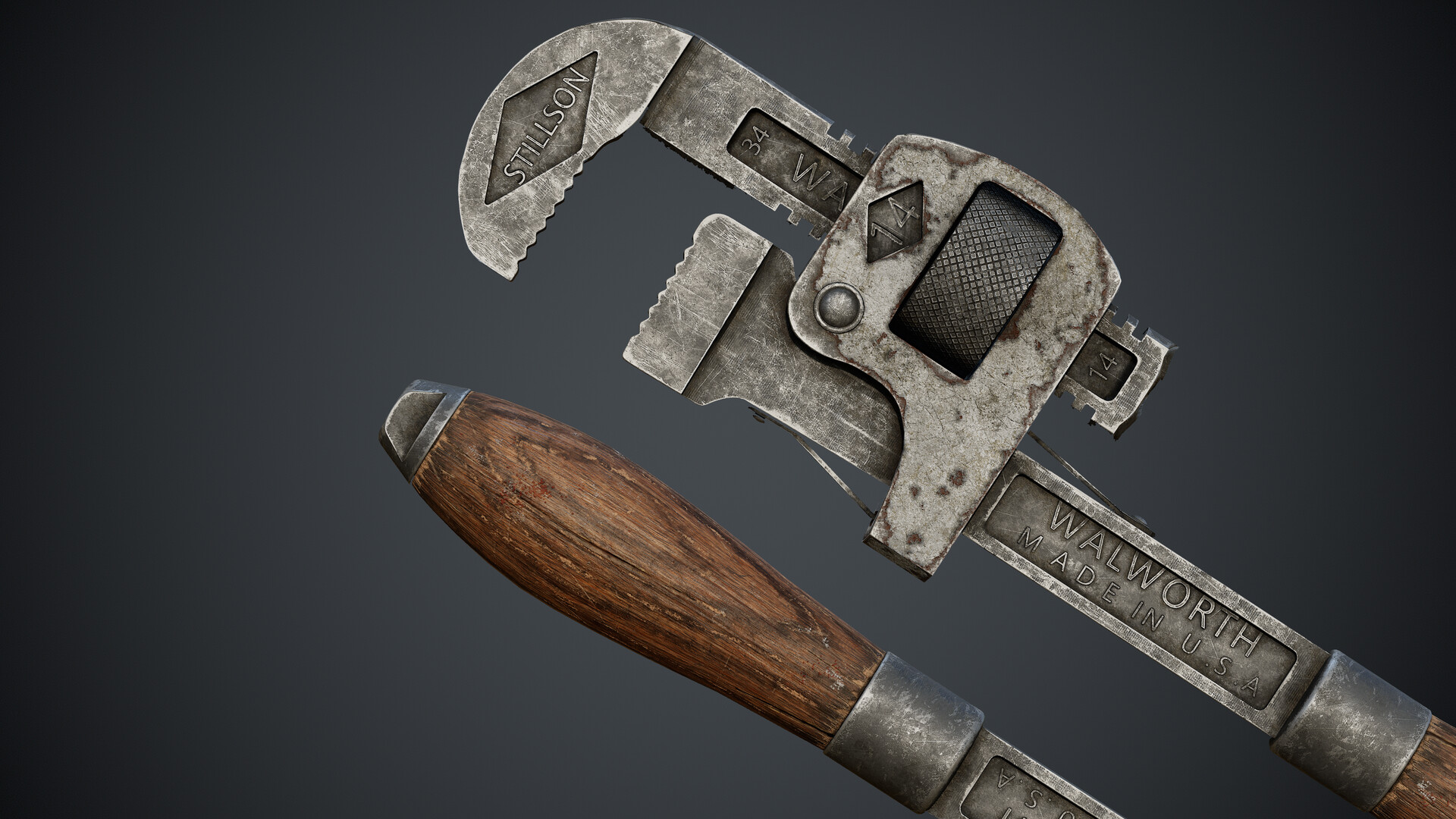 ArtStation - Pipe Wrench
