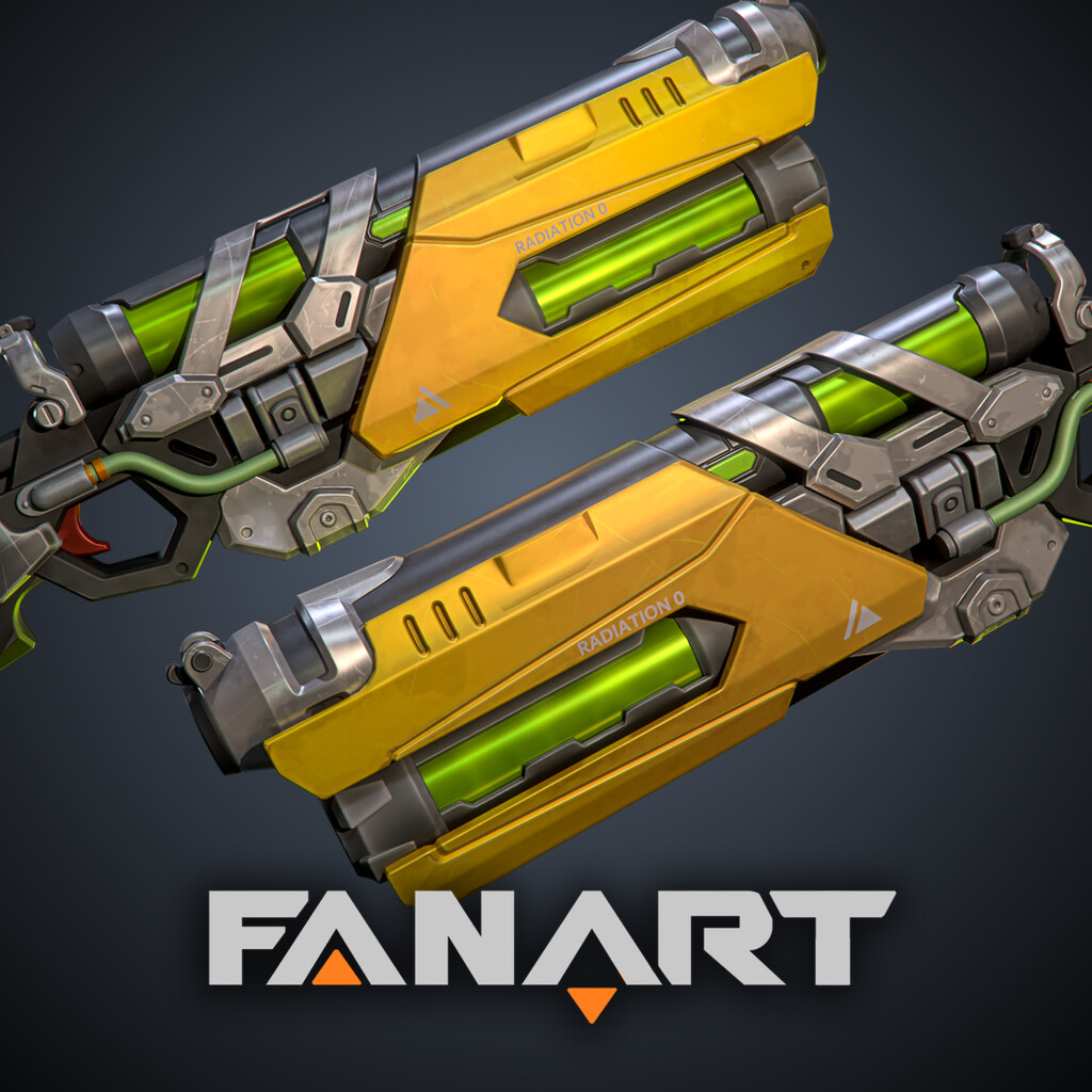 ArtStation - Reaper hazmat gun study