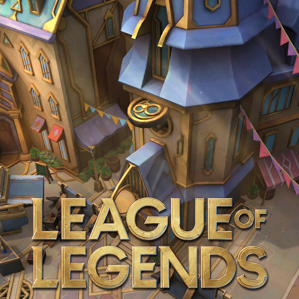 ArtStation - League of Legends Bridge of Progress, Piltover Building