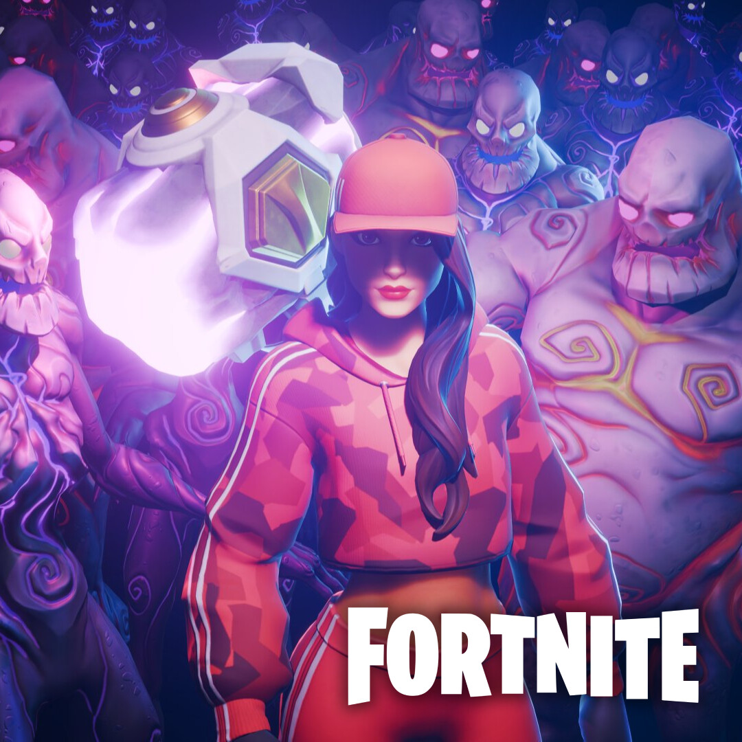 ArtStation - Fortnite - Ruby vs Zombies