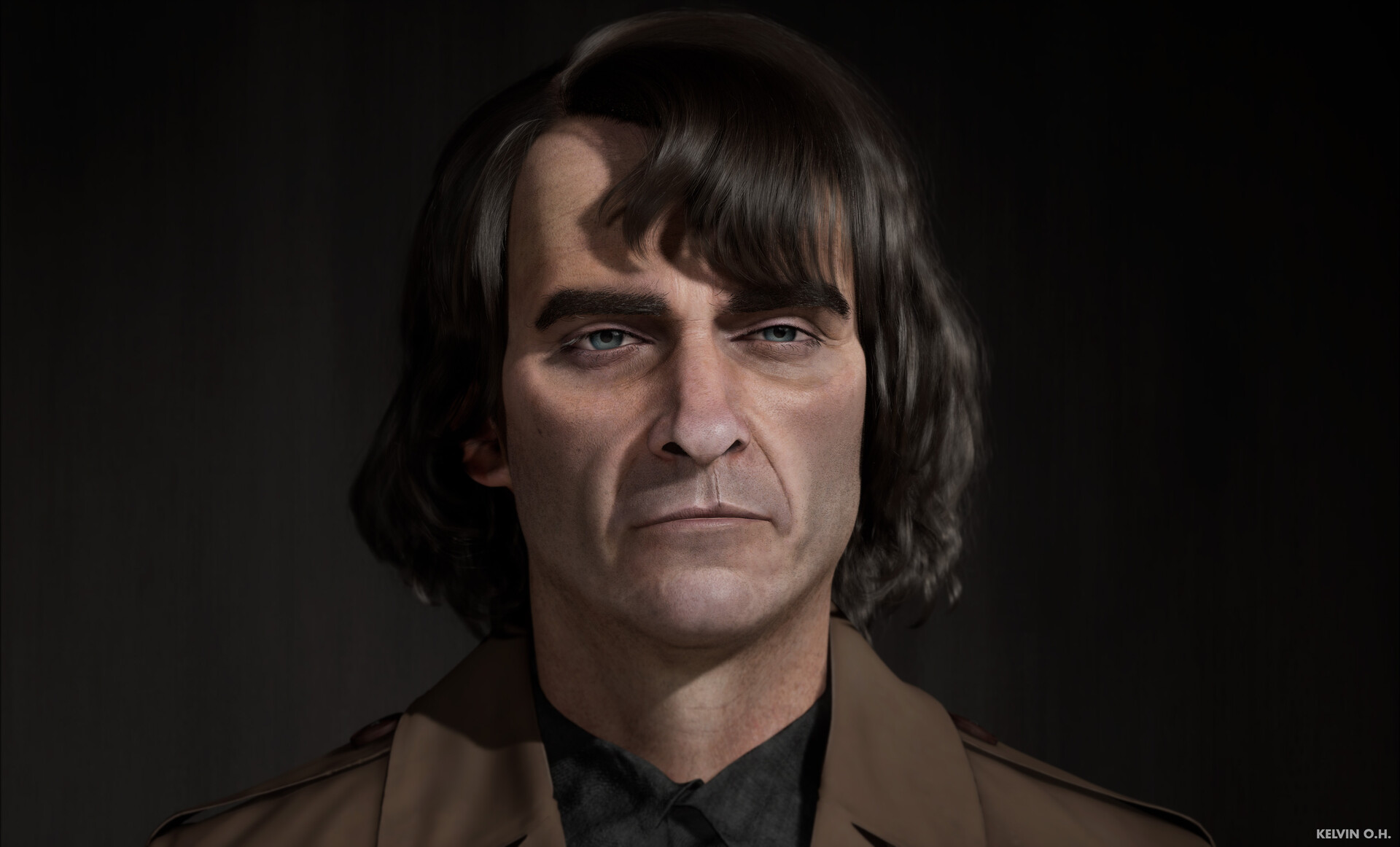 ArtStation - Portrait of Joaquin Phoenix