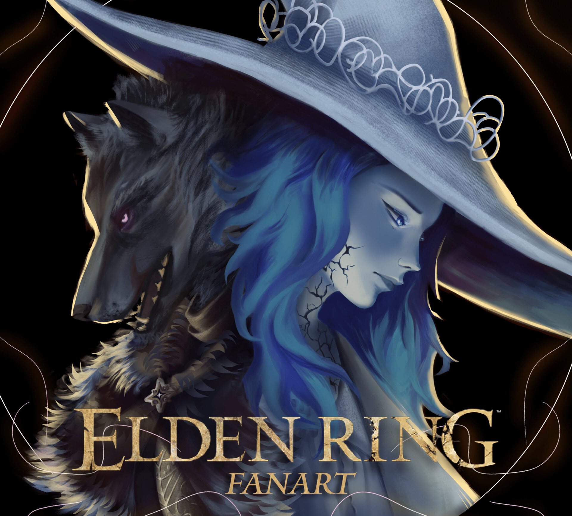 ArtStation - Lunar Princess and her Shadow