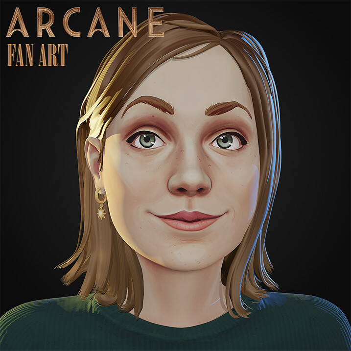 ArtStation - Arcane Self Portrait