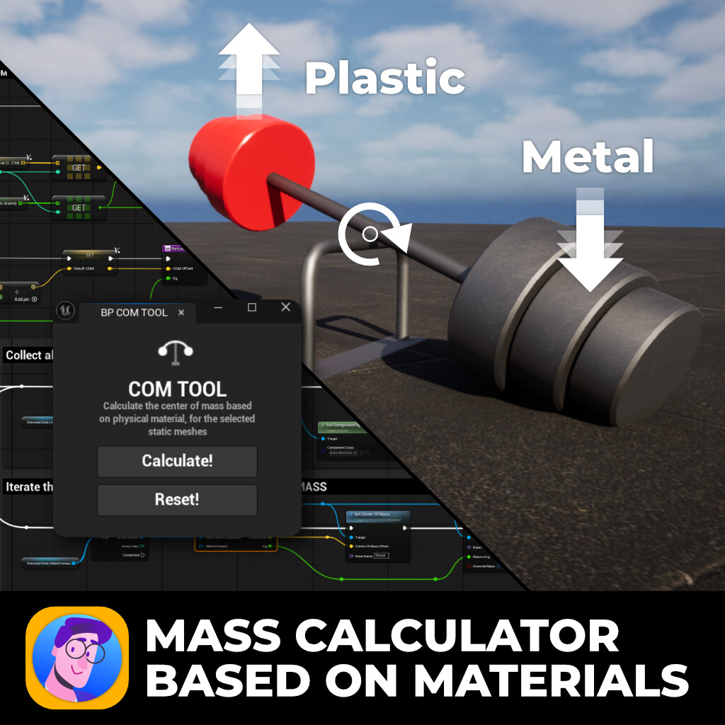 ArtStation - MATERIAL BASED CENTER OF MASS TOOL