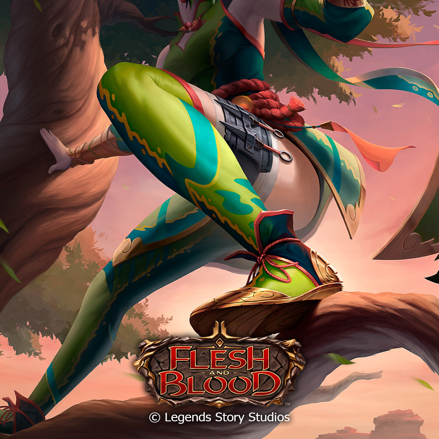 ArtStation - Leap Frog Leggings - Flesh and Blood TCG