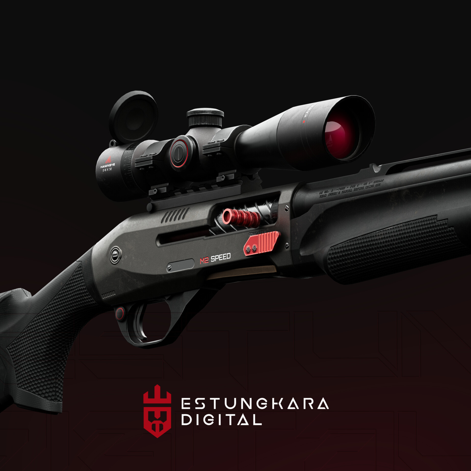 ArtStation - Benelli M2 Speed - Shotgun