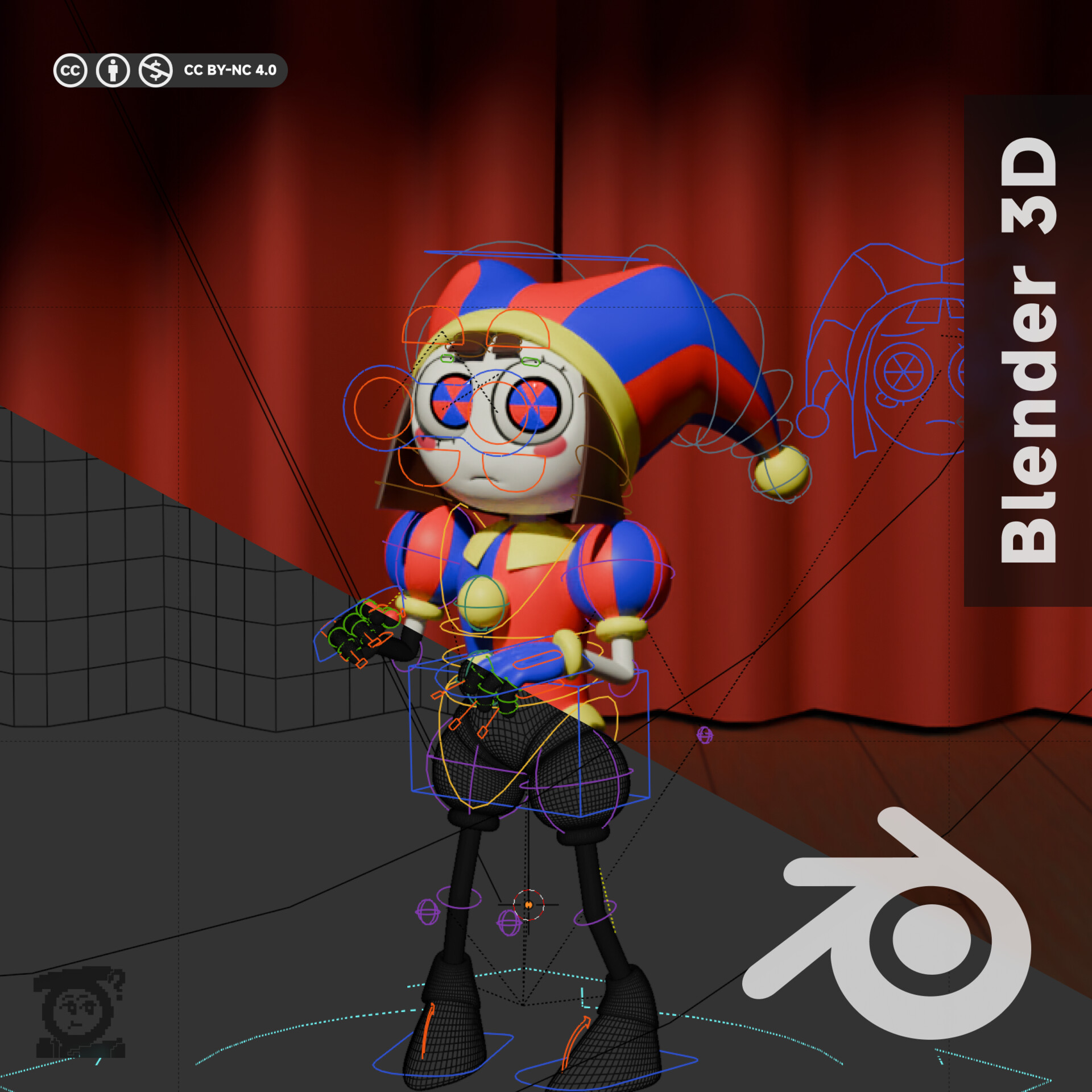 ArtStation - Blender 3D｜Pomni 3D Model