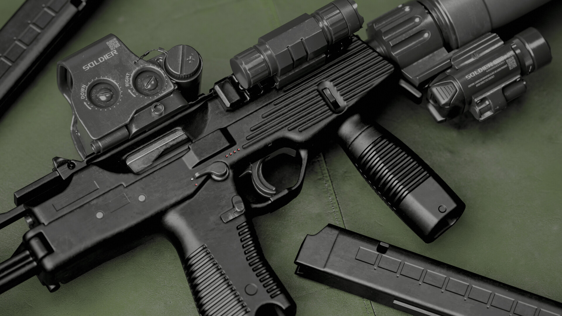 ArtStation - MP9-N Submachine Gun