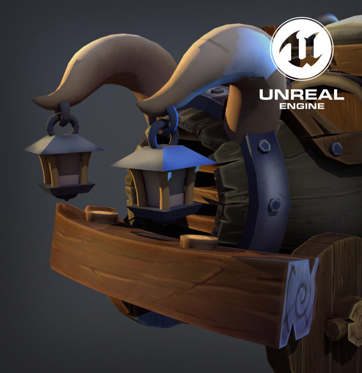 ArtStation - Hobbit Car (Fantasy Racers, video game school project)